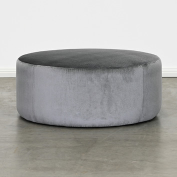 Brooklyn and Bella Large Round Ottoman | Temple & Webster