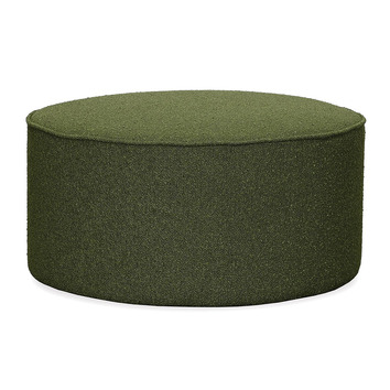 Brooklyn and Bella Round Naya Upholstered Ottoman | Temple & Webster
