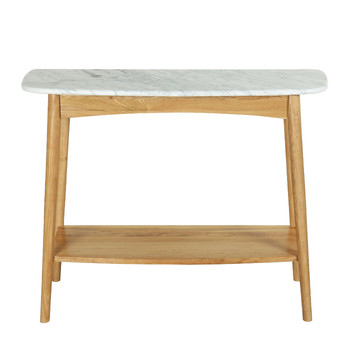 Oslo Home Oak Nara Console Table | Temple & Webster