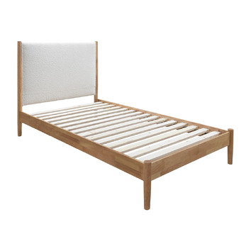 Virro Rubberwood Platform Bed | Temple & Webster