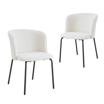Apollo Boucle Dining Chairs | Temple & Webster