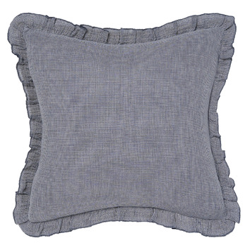 Lucy Square Cotton Muslin Cushion | Temple & Webster