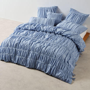 Bluebell Layla Cotton Voile Quilt Cover Set | Temple & Webster