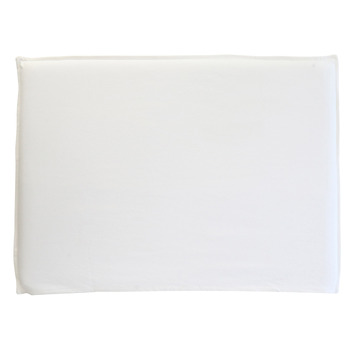 Hyde Park Home White Diablo Bedhead with Cotton Slipcover | Temple ...