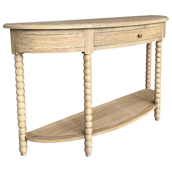 Isla Curved Console Table | Temple & Webster