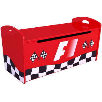 Gigi's Garden Racer Gas Lift Toy Box | Temple & Webster