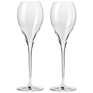 Krosno Duet 230ml Champagne Flutes | Temple & Webster