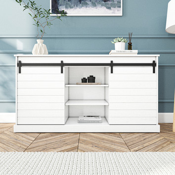 West Valley Interiors White Hamptons 2 Door Buffet | Temple & Webster