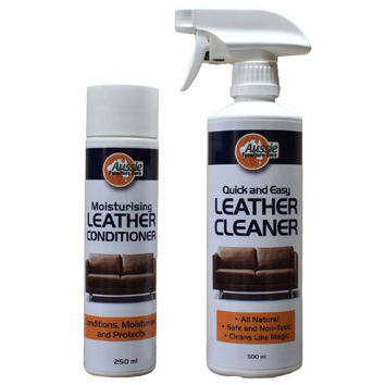 AussieFurnitureCare 2 Piece Furniture Leather Cleaner & Conditioner Set ...