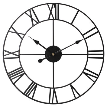Toki Black Carl Wall Clock | Temple & Webster
