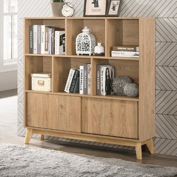 Core Living Anderson 6 Shelf Multi-Functional Display Cabinet | Temple ...