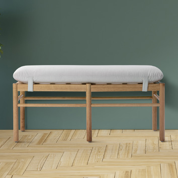 Core Living Roberto Rubberwood Dining Bench | Temple & Webster