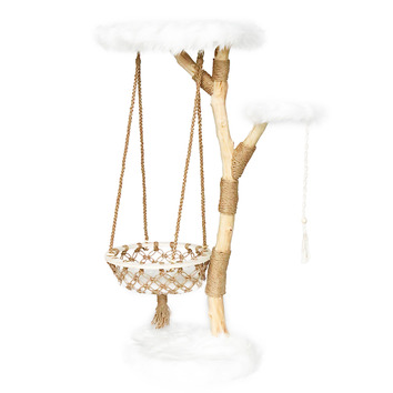151cm Playground Macrame Scratching Post | Temple & Webster