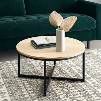 Temple & Webster Boras 80cm Round Coffee Table