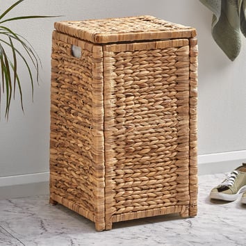 Temple & Webster Villa Single Water Hyacinth Hamper