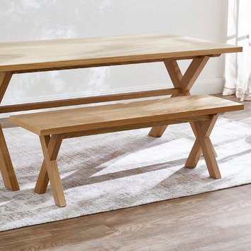 Temple & Webster Brighton Oak Bench