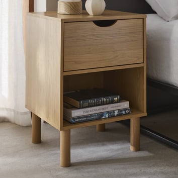Temple & Webster Samantha 1 Drawer Bedside Table