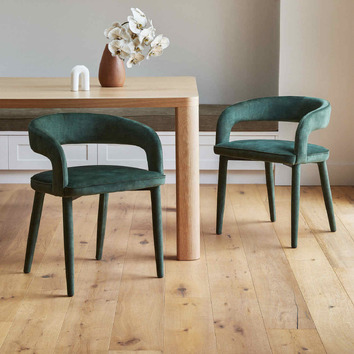 Temple & Webster Kristian Upholstered Dining Chairs