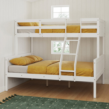 Temple & Webster Oakley Single Over Double Bunk Bed