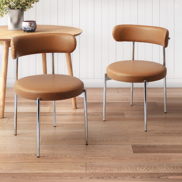 Conrad Upholstered Dining Chairs | Temple & Webster