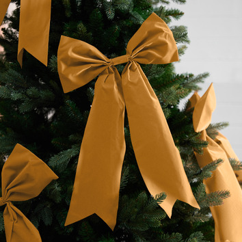 Temple & Webster Large Velvet Bow Christmas Tree Clips