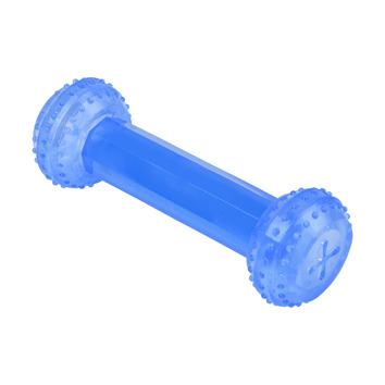 Blue Freezy Dumbbell Dog Toy | Temple & Webster
