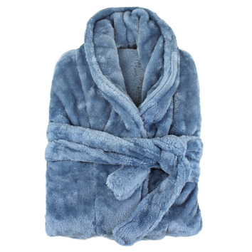 OdysseyLiving Silk Touch Microfibre Bathrobe | Temple & Webster