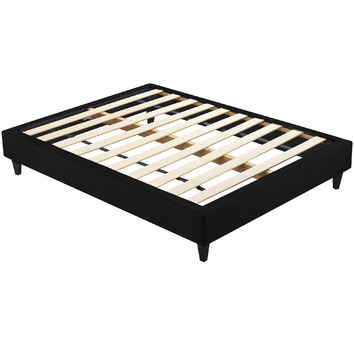 Radisson Home Luxe Velvet Upholstered Bed base | Temple & Webster