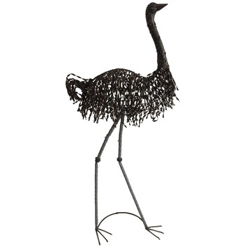 High St. Tall Metal Mr Emu Sculpture | Temple & Webster