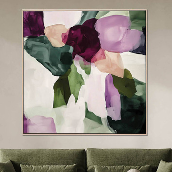 BelleAvenue Jade Abstract Canvas Wall Art | Temple & Webster