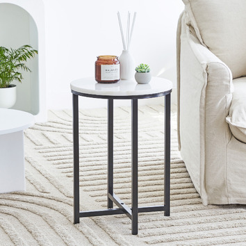 Maddison Lane Romeo Marble Side Table | Temple & Webster