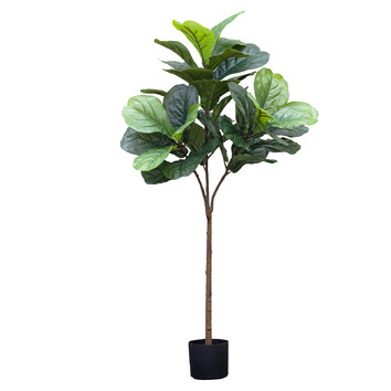 132cm Potted Faux Fiddle Leaf Plant | Temple & Webster