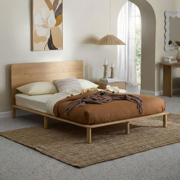 Studio Home Portia Bamboo Bed Frame | Temple & Webster