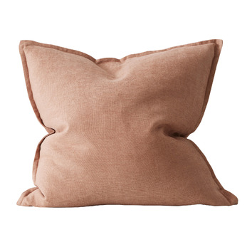 Weave Fiore Square Linen-Blend Cushion | Temple & Webster
