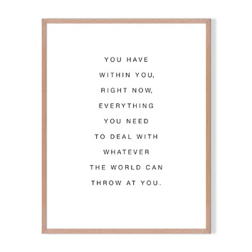 PrinthouseCollective Within You Framed Printed Wall Art | Temple & Webster