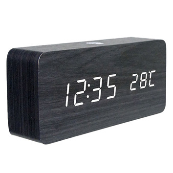 TimeTreasureHome Rechargeable LED Digital Alarm Clock | Temple & Webster