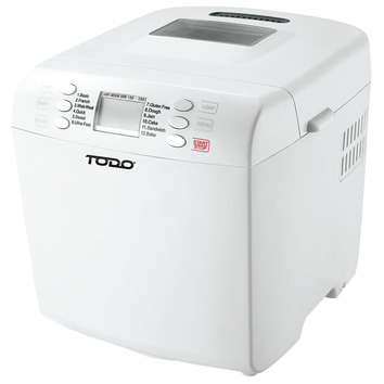 TimeTreasureHome White Stainless Steel Bread Maker | Temple & Webster