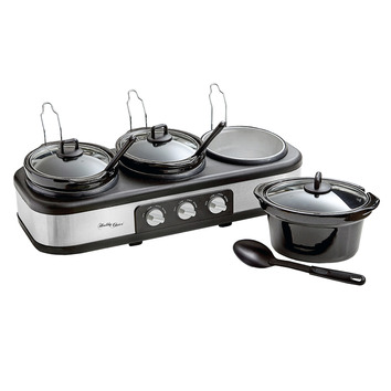 GraftonHomeGoods 3 Pot Slow Cooker Set | Temple & Webster