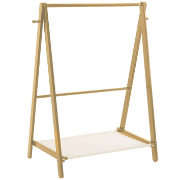 Oakleigh Home Natural Amar Wooden Clothes Rack | Temple & Webster