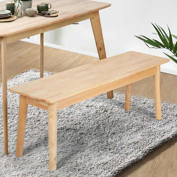 Oakleigh Home Loisa Rubberwood Dining Bench | Temple & Webster