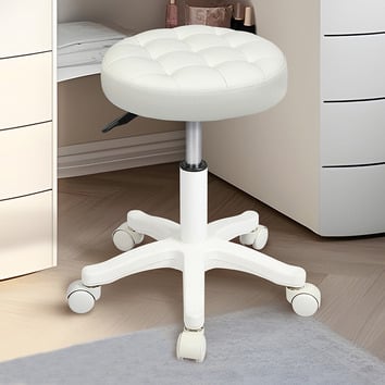 Oakleigh Home Caribou Faux Leather Adjustable Salon Stool | Temple ...