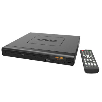 GraftonHomeGoods Mini Black DVD Player | Temple & Webster