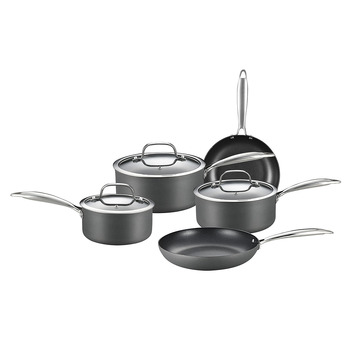 GraftonHomeGoods 5 Piece Non-Stick Aluminium Cookware Set | Temple ...