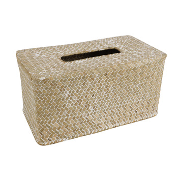 Papaya&Patina Whitewash Haven Tissue Box | Temple & Webster