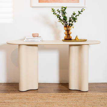Keys Road Designs Marina Curved Console Table | Temple & Webster