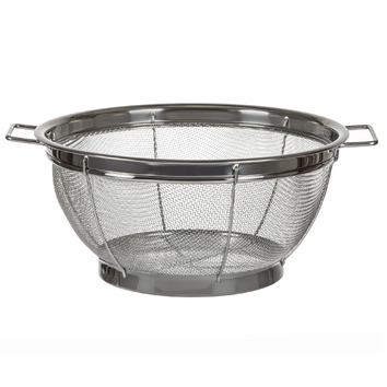 MasterPro 20cm Round Stainless Steel Deluxe Mesh Colander | Temple ...