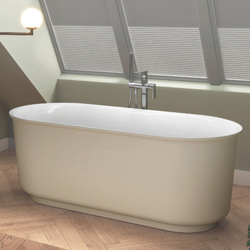 Berg Oval Freestanding Bath | Temple & Webster