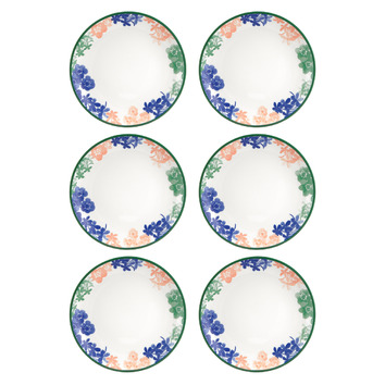 Forget Me Not 26.5cm Porcelain Coupe Dinner Plates | Temple & Webster