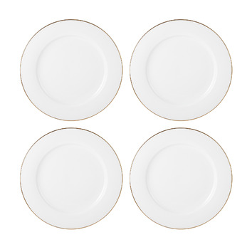 White 27.8cm Porcelain Dinner Plates | Temple & Webster