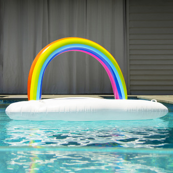 LazyDayz Giant Lazy Dayz Rainbow Float | Temple & Webster